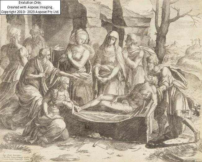 Luca Penni | The entombment of Christ; | MutualArt