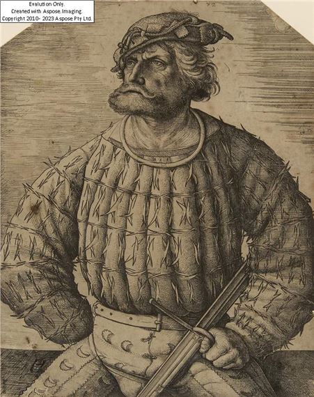 Daniel Hopfer | Portrait of Kunz von der Rosen; | MutualArt