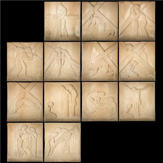 Eric Gill | The stations of the cross | MutualArt