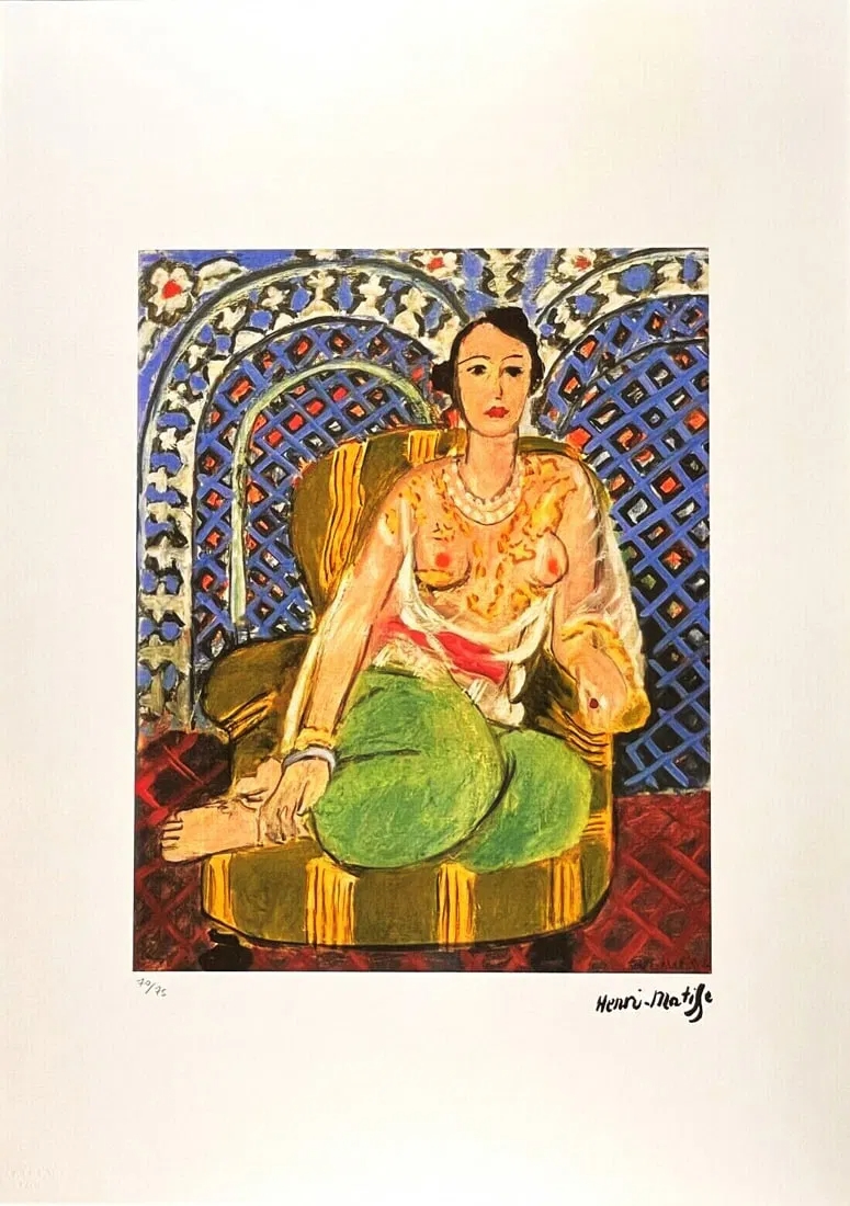 Henri Matisse | Seated Odalisque | MutualArt