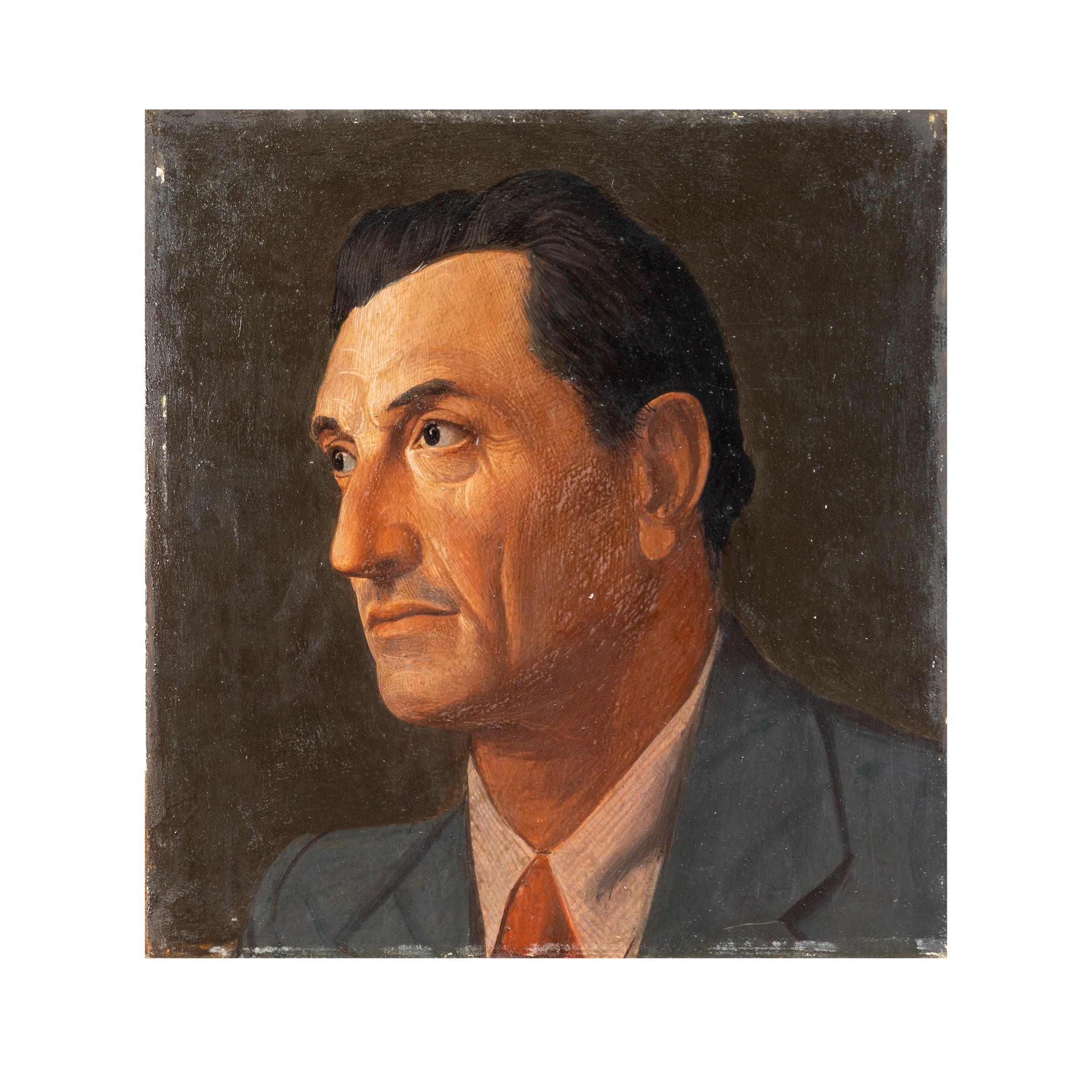 Achille Funi | Portrait of Raffaello De Grada (1940) | MutualArt