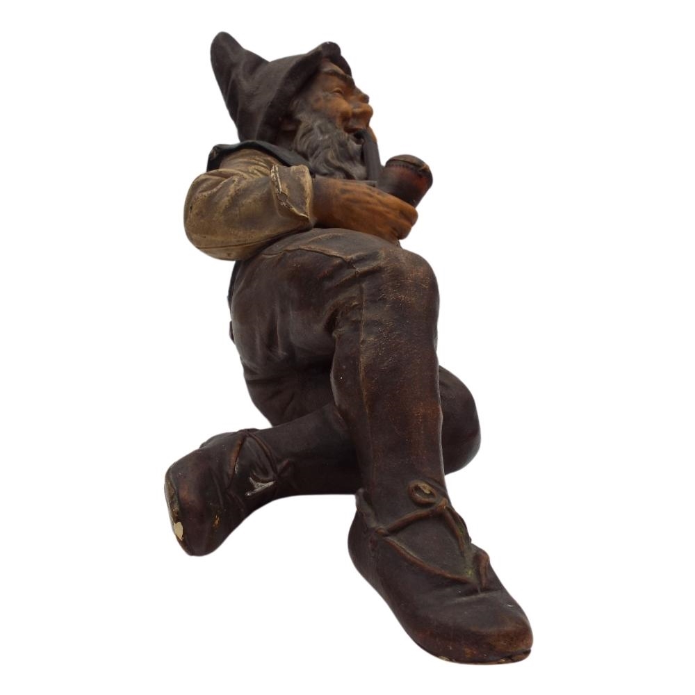 Johann Maresch | a large Austrian painted terracotta figure of a ...