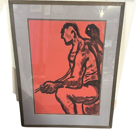 Tim Newman | Tim Newman (1956) Hose Pose gouache on paper Cornish Fauve ...