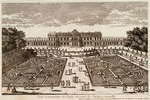 Gabriel Perelle | Veue et perspective du Château de Clagny à Versailles ...