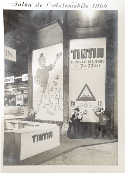 Hergé | Le Stand Tintin au Salon de l'Auto, 1959-1960 (1959 - 1960 ...