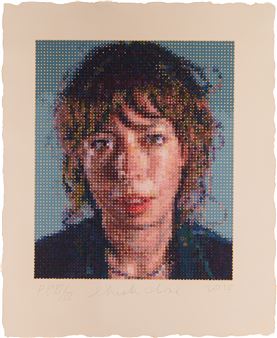Chuck Close | GEORGIA (1984) | MutualArt