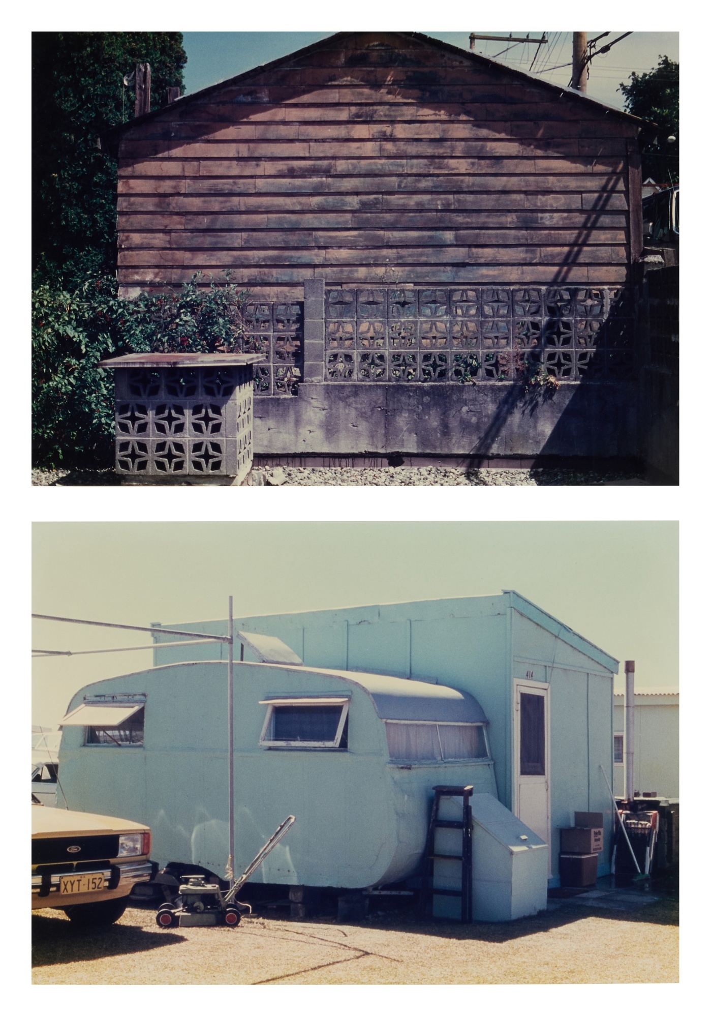 Dan Graham | Garage, Vancouver and Trailer + Addition, England | MutualArt