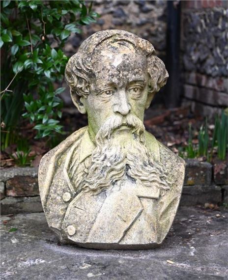 John Forster | A STONE COMPOSITION BUST OF CHARLES DICKENS, 20TH ...