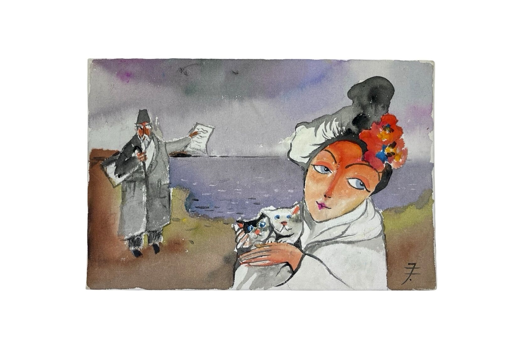 Ingmara Zalite | Rainis and Aspazija in Jurmala | MutualArt