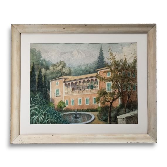 Francisco Garces | Francisco GARCES (?-1972) La villa italienne | MutualArt