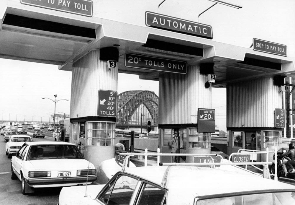 Paul Mathews | Toll gates, Sydney Harbour Bridge, 1982 (1982) | MutualArt