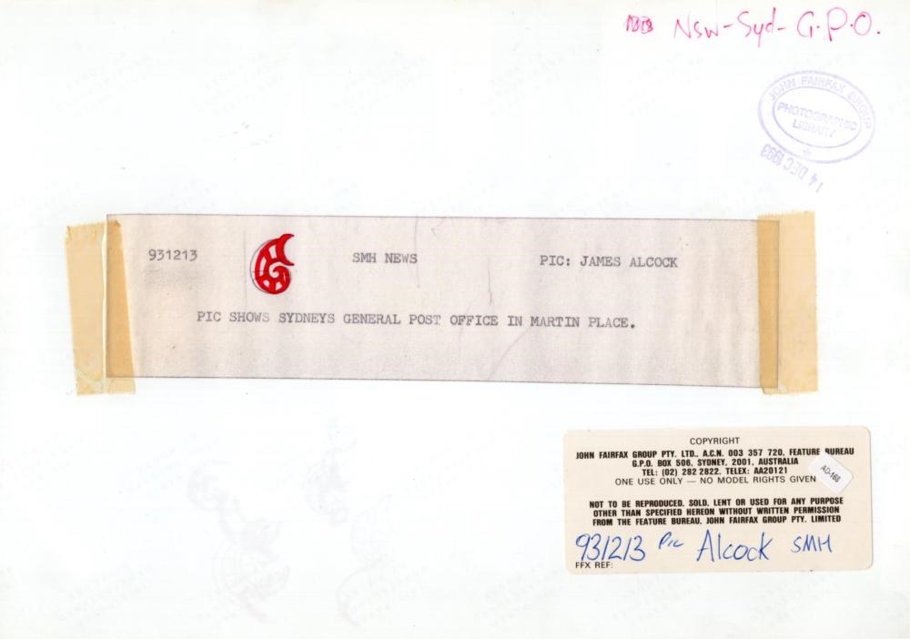 James Alcock | A view of the exterior of the General Post Office ...