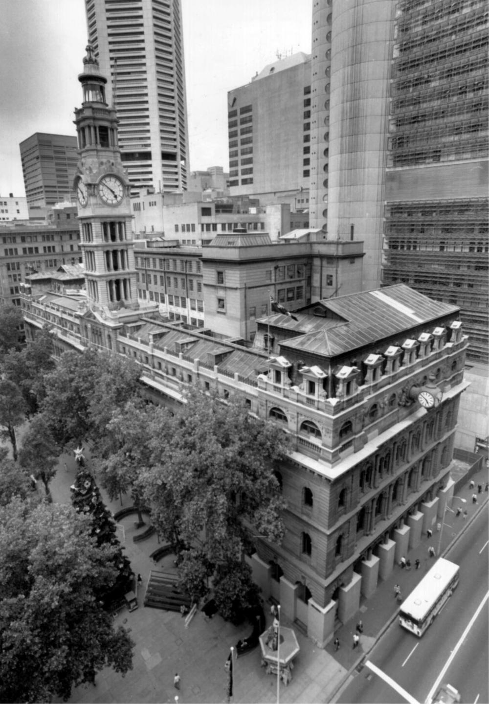 James Alcock | Aerial view of the General Post Office building, Sydney ...