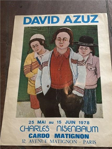 David Azuz | David Azuz 1978 exhibition poster (1978) | MutualArt
