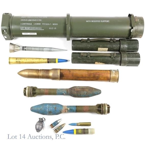 Large | Large Inert Dummy Rounds Shells (12 | MutualArt