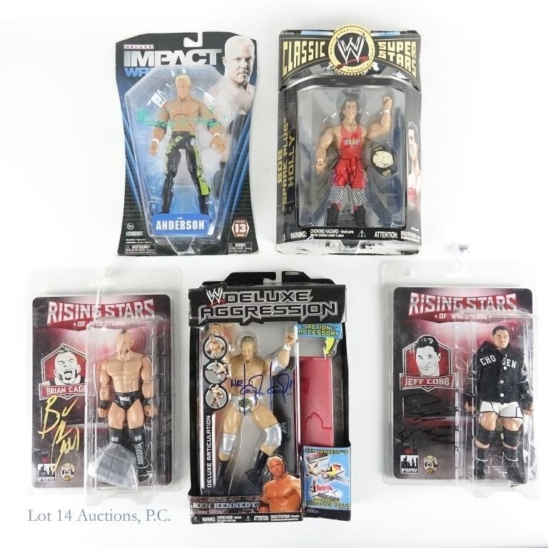 James Sanford Ellsworth | Signed WWE / Impact Wrestling Action Figures ...