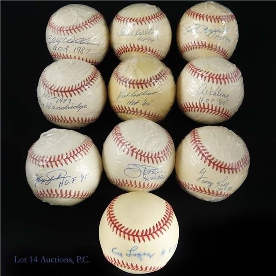 Jim Palmer | 10 Baseballs Signed By Hall Of Fame Players (1990) | MutualArt