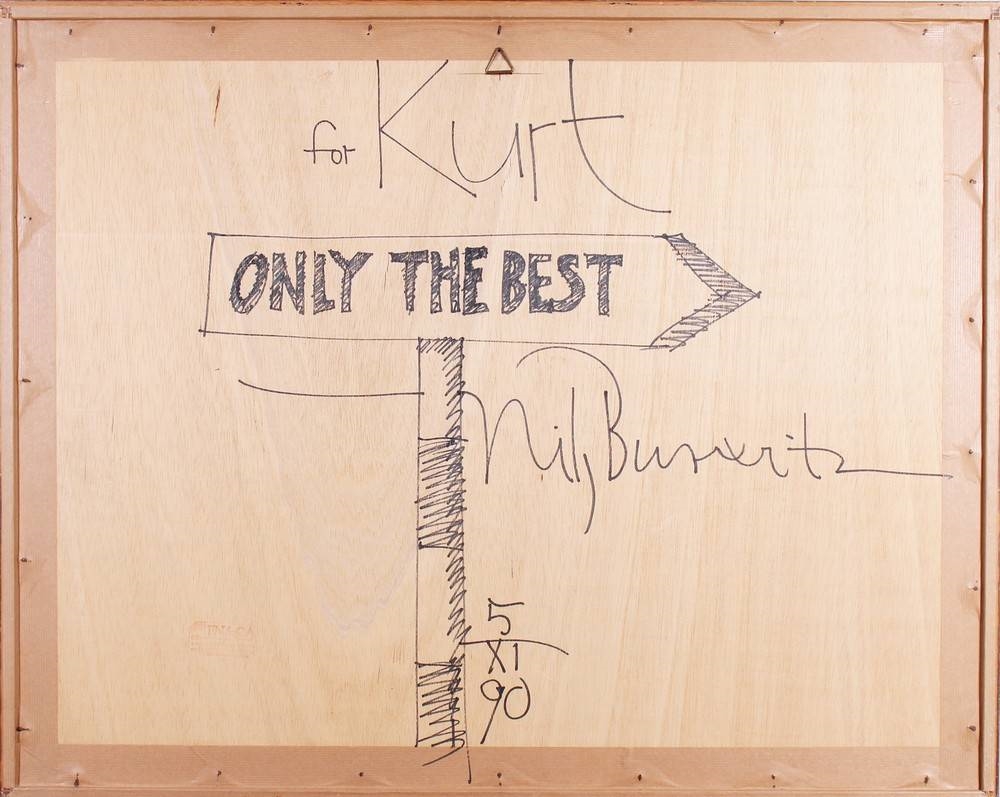 Nils Burwitz | Schilder am Strand (1990) | MutualArt