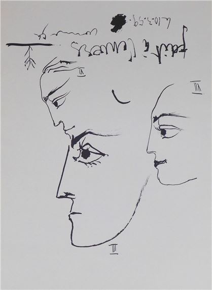 Pablo Picasso | Three Faces | MutualArt