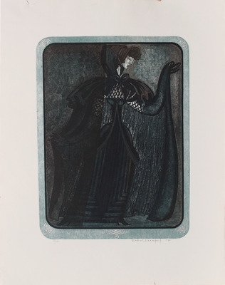 Boris Asafovich Messerer | Sketches of the costume of Francesca for the ...