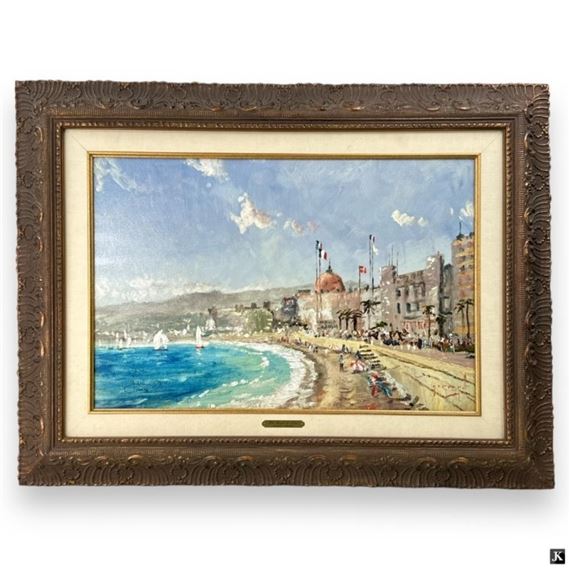 Thomas Kinkade | Robert Girrard/Thomas Kinkade Lithograph on Canvas ...