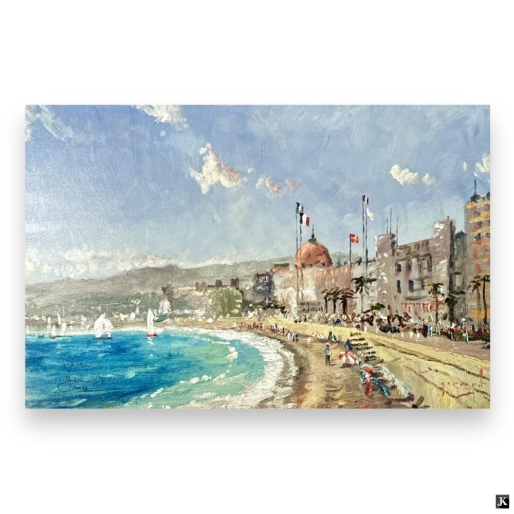 Thomas Kinkade | Robert Girrard/Thomas Kinkade Lithograph on Canvas ...