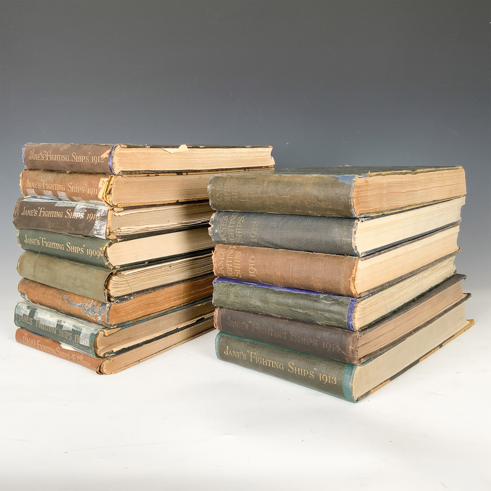 SERVE | Set of 14 Books Jane Fighting Ships Annuals 1900-1918 (Early ...