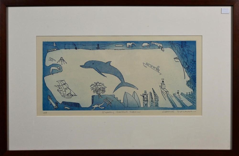 Charles Blackman | SYDNEY HARBOUR DOLPHIN | MutualArt