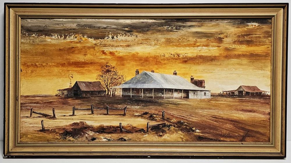 Norma Cunningham | West of Nymagee by Norma Cunningham (81x45cm | MutualArt