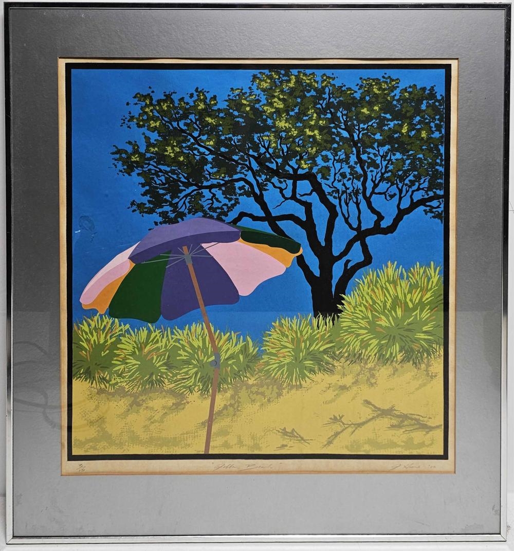 Beach | Screen print of Jibbon beach | MutualArt