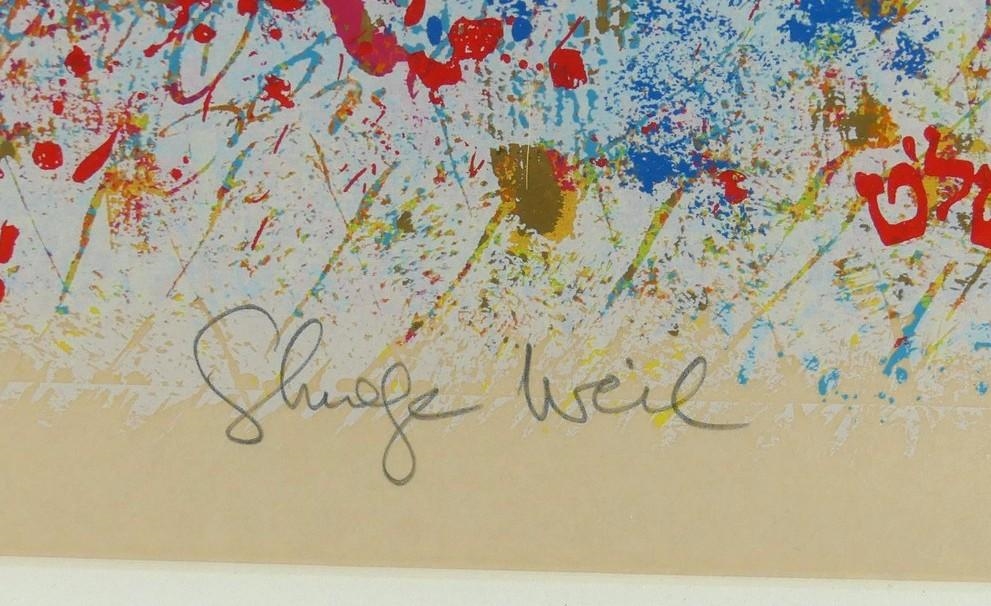 Shraga Weil | A pencil signed artist proof serigraph print in colours ...