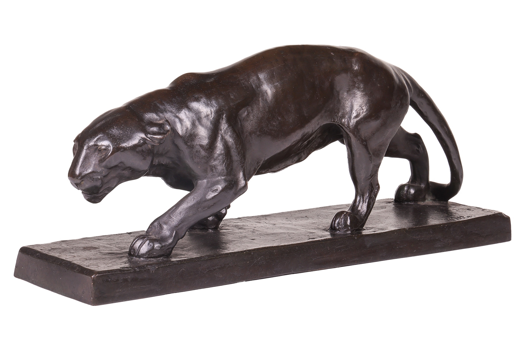 Albert Wille | Prowling Panther (1884) | MutualArt