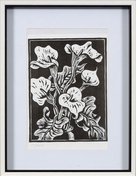 Gregoire Johannes Boonzaier | still life of lillies (1975) | MutualArt