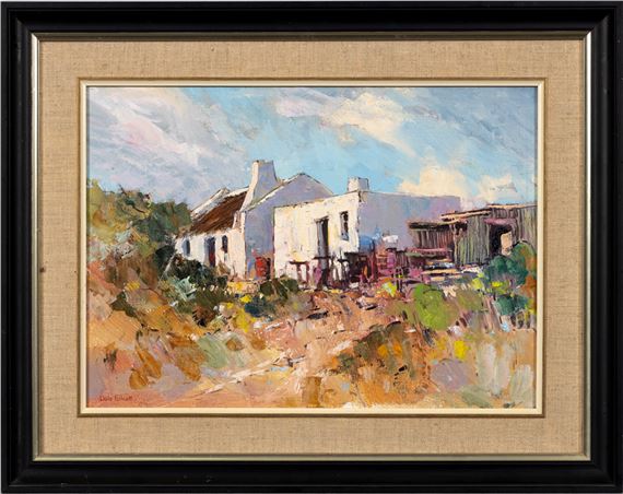 Dale Elliott | Farmhouse in landscape | MutualArt