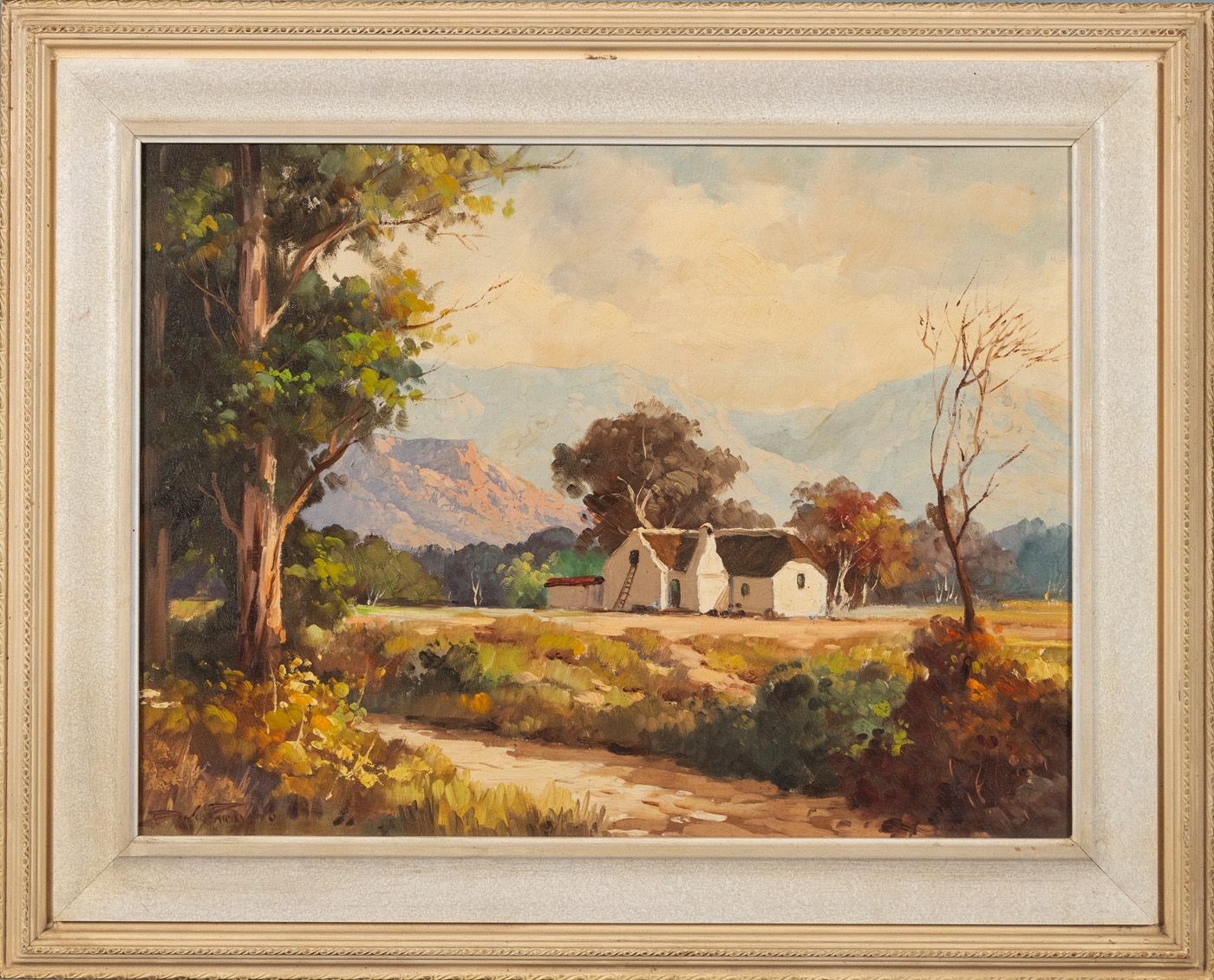 Dino Paravano | farmhouse in landscape | MutualArt