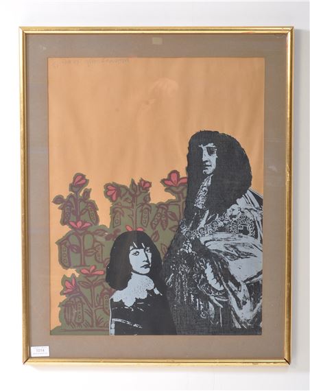 John Langton | 20TH CENTURY FIGURE SCREEN PRINT (Late 20th Century ...