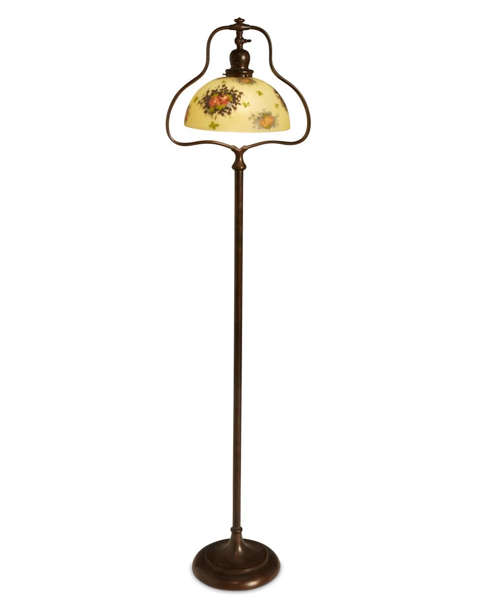 Handel Lamp Company | A Handel harp floor lamp | MutualArt