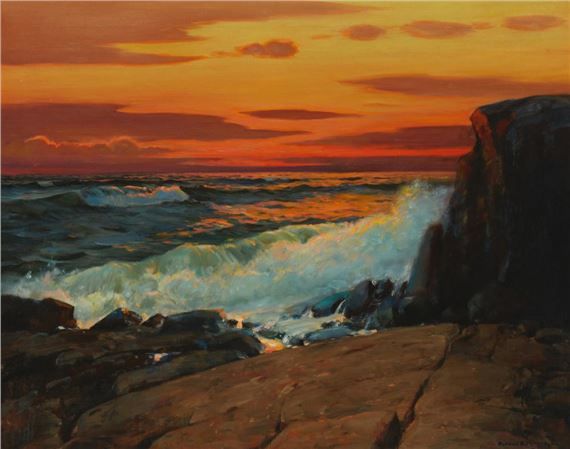 Alfred R. Mitchell | Laguna sunset | MutualArt