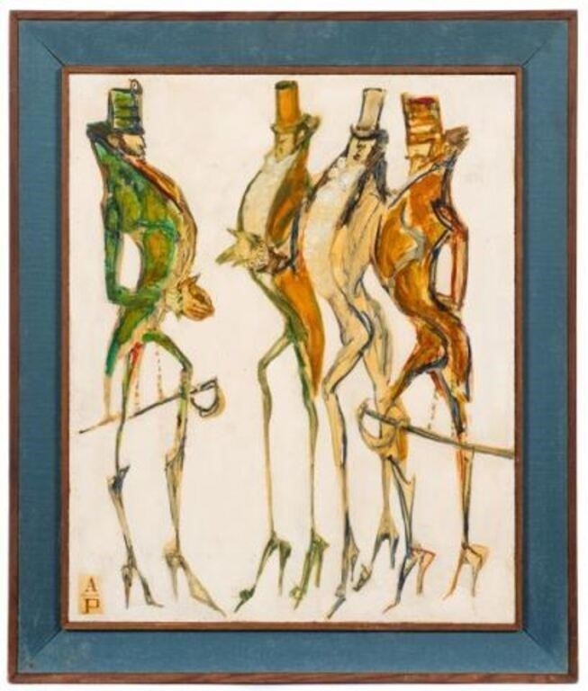 Alex Portner | Stylized Gentlemen, Painting by Alex Portner | MutualArt