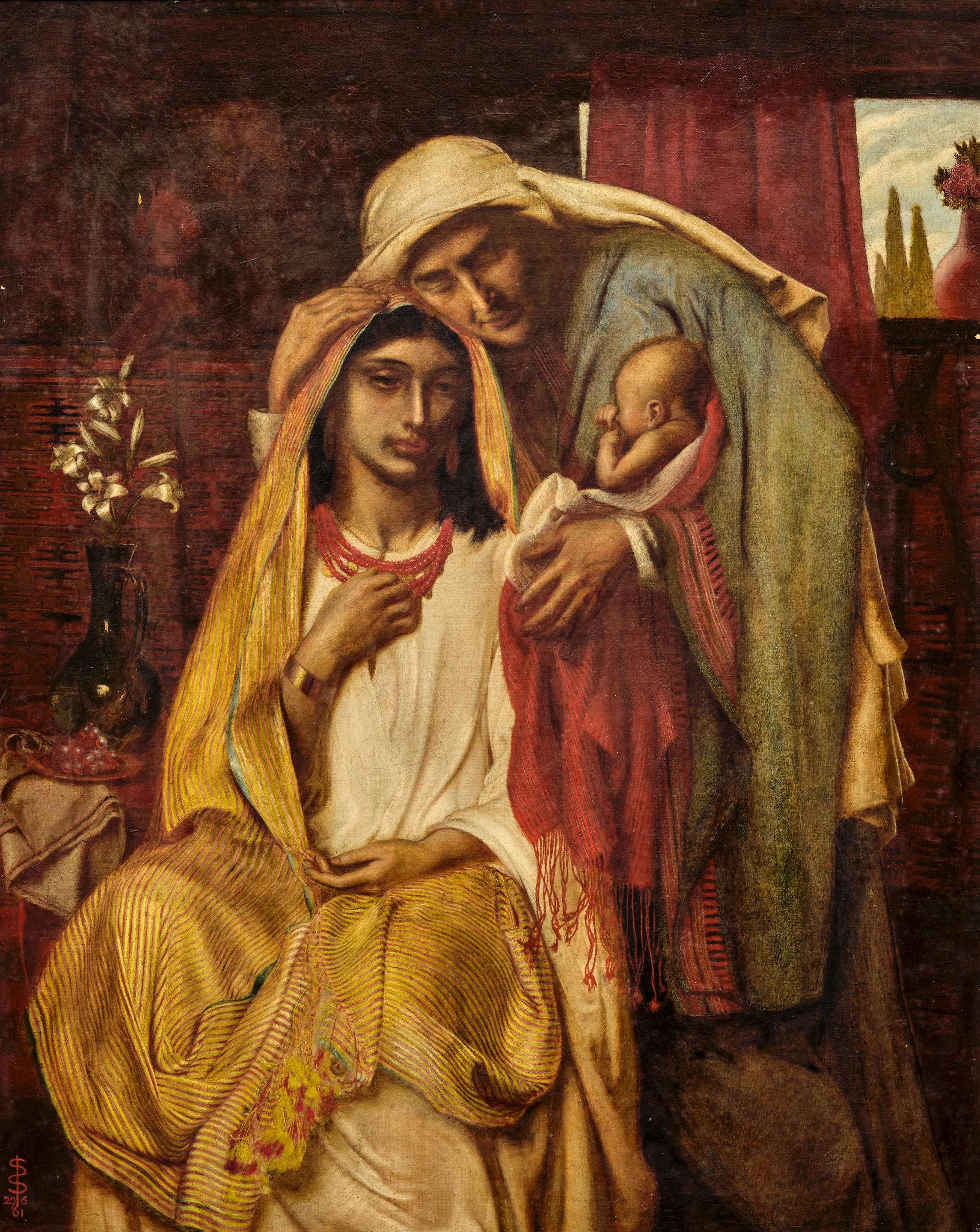 Simeon Solomon | Naomi and the Child Obed (29) | MutualArt