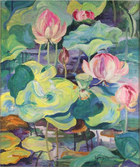 Edith Frances Marsden | Lotus in Forest Park | MutualArt