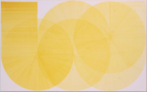 Thomas Trum | One Yellow Line (2019) | MutualArt