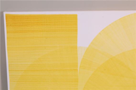 Thomas Trum | One Yellow Line (2019) | MutualArt
