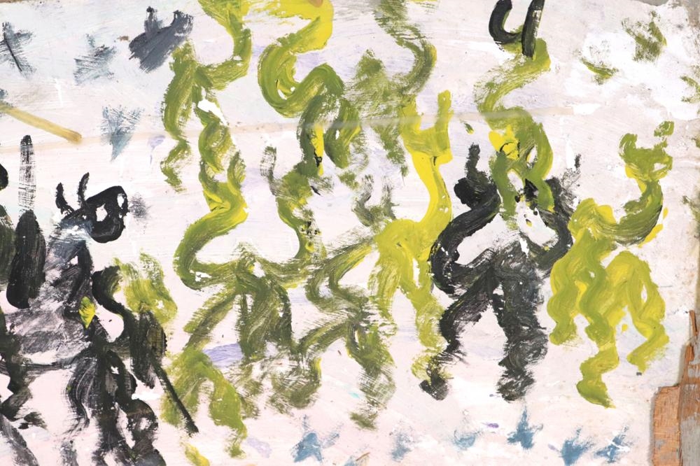 Purvis Young | Two Untitled Works | MutualArt