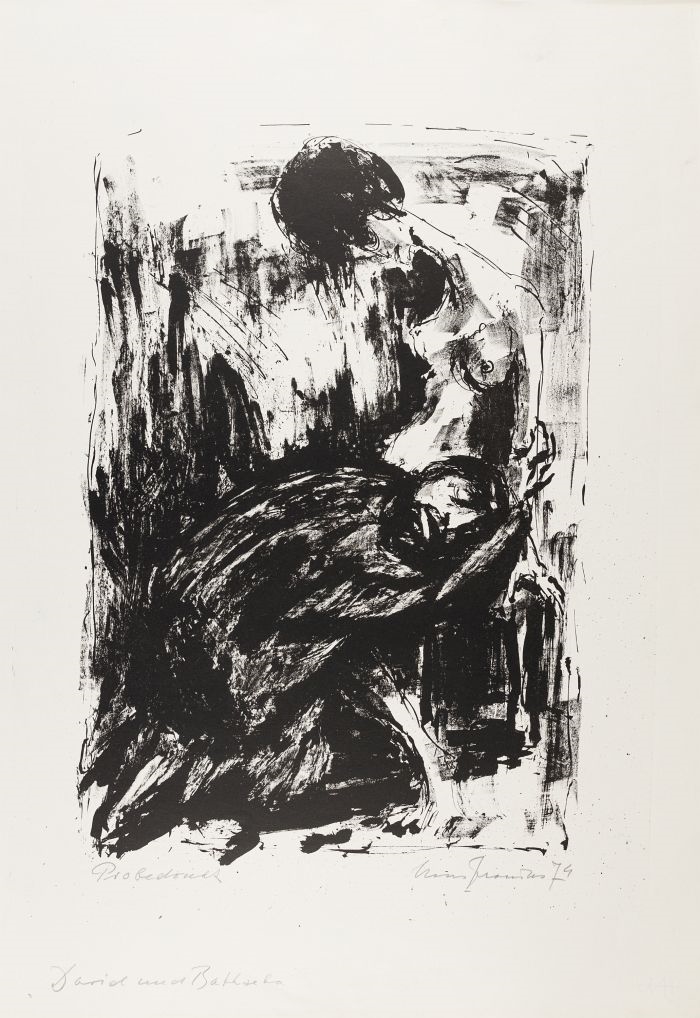 Hans Fronius | David and Bathsheba, 1974 (1974) | MutualArt