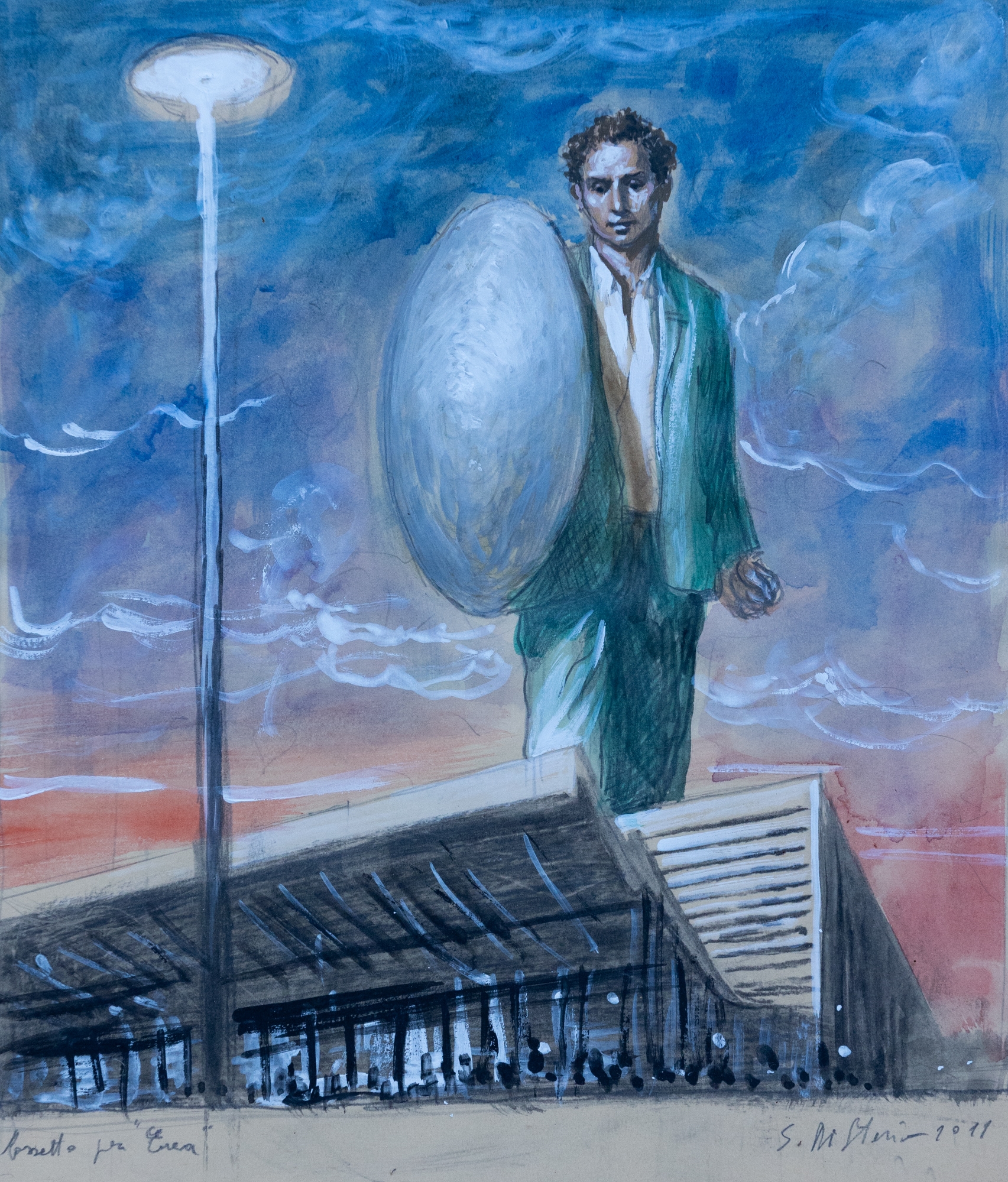 Stefano Di Stasio | Bozzetto per Enea (2011) | MutualArt