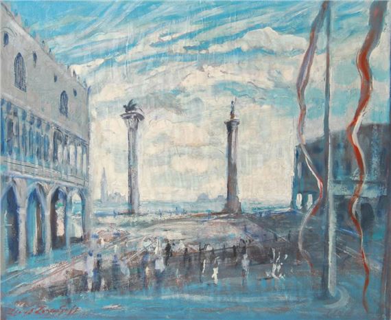 Lloyd Goff | PIAZETTA (VENICE) (Circa 1970) | MutualArt