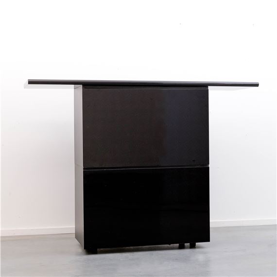 Ludovico Acerbis | A black lacquered bar cabinet and chest of drawers ...