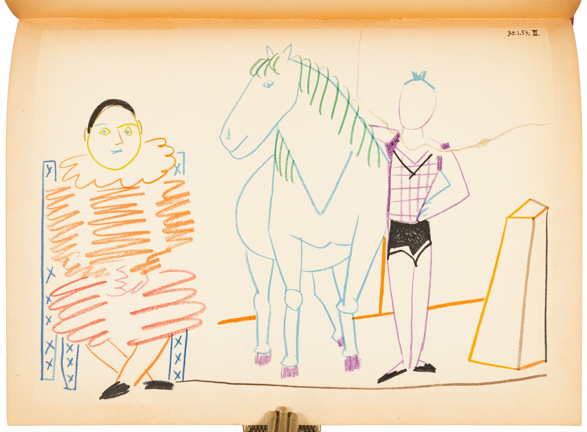 Pablo Picasso | A Suite of 180 Drawings by Picasso [Verve 29-30 (1954 ...