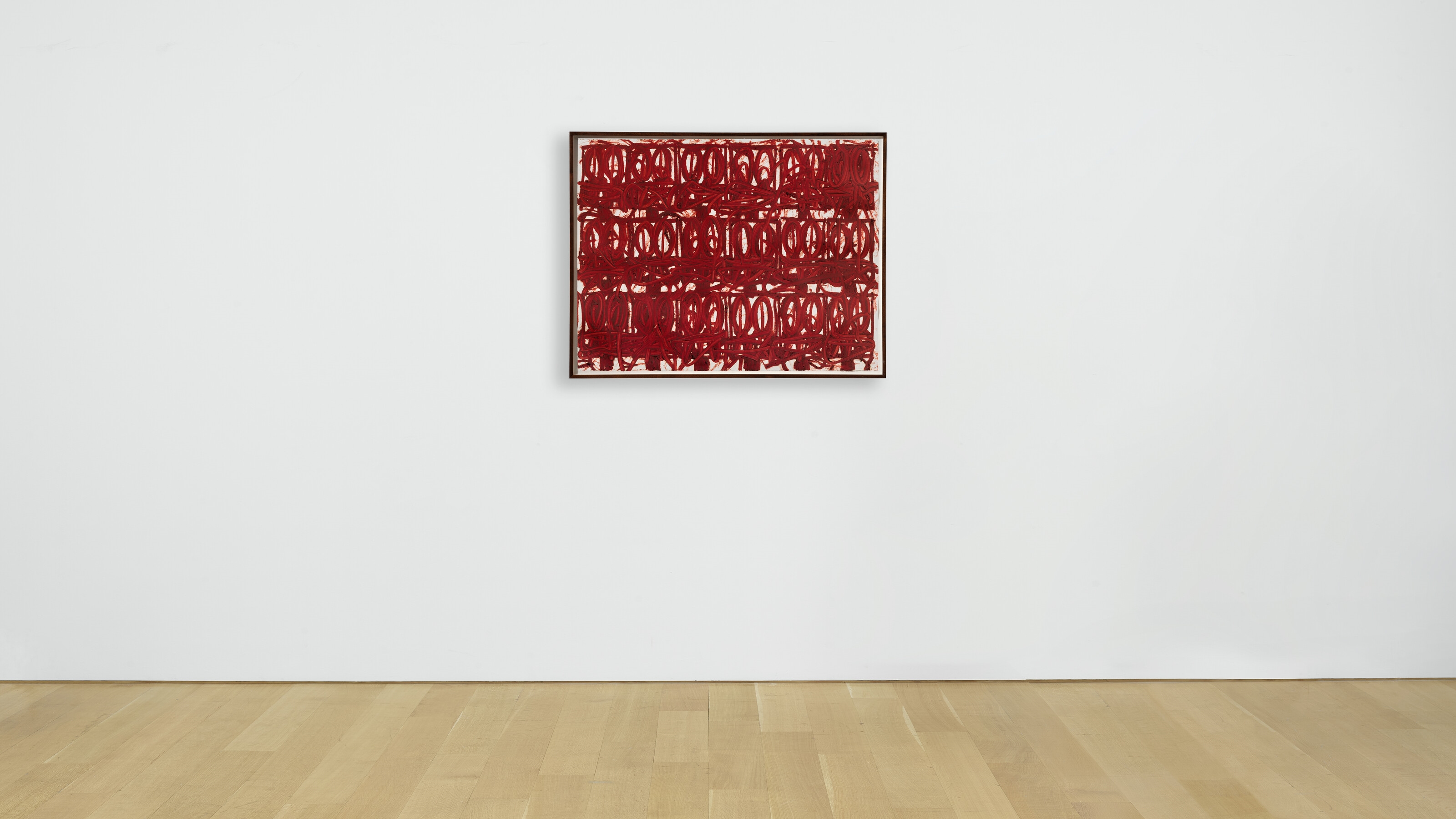 Rashid Johnson | Untitled Anxious Red Drawing (2020) | MutualArt